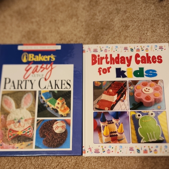 Bakers | Kitchen | Vintage Bakers Easy Party Cakes Book Blue And White ...